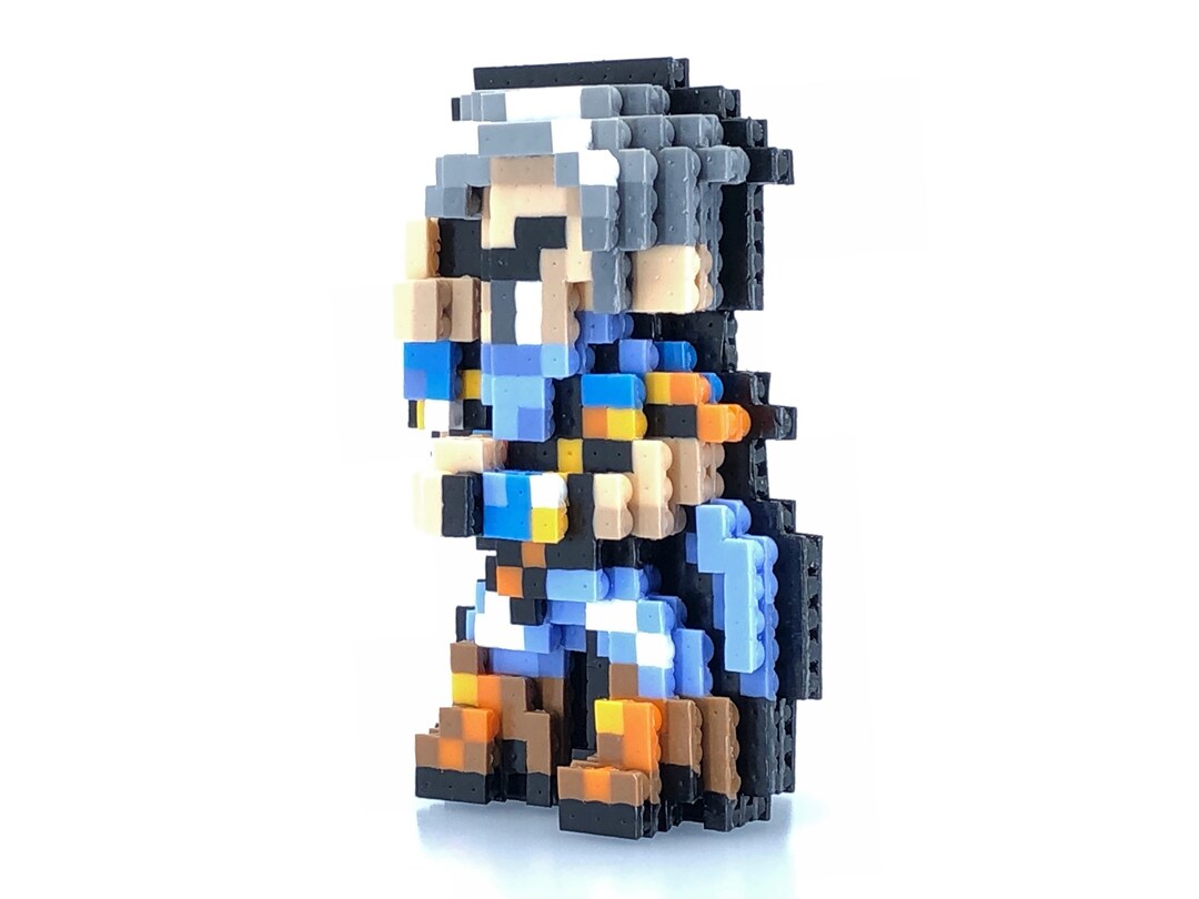 Edge Figure 3D Standup - Final Fantasy IV 4 Inspired - Pixel Art ...