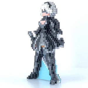 2B Figure 3D Standup Nier Automata Inspired Perler Bead Bead Sprite ...
