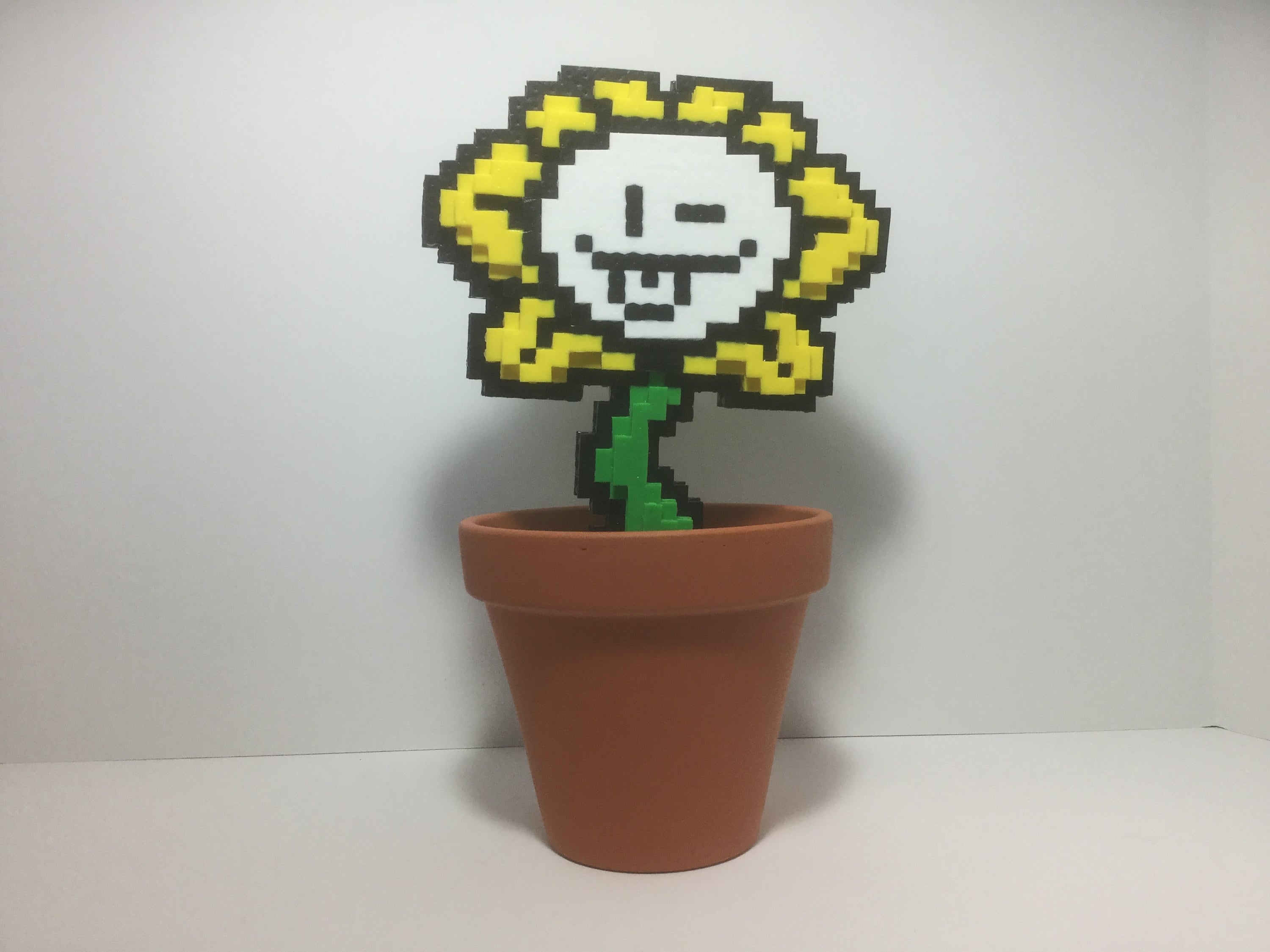 Flowey 3D Potted Plant with 6 faces Undertale Deltarune - Etsy.de