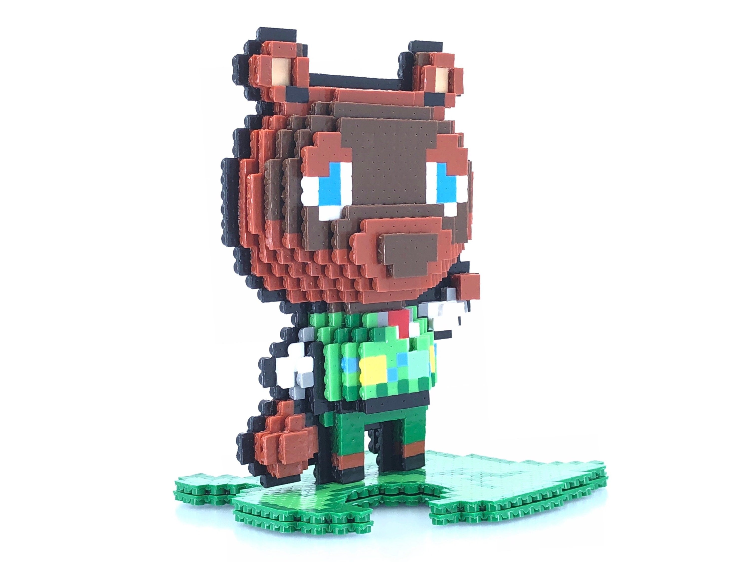 Tom Nook 3D Figure With Leaf Base Animal Crossing Inspired | Etsy India