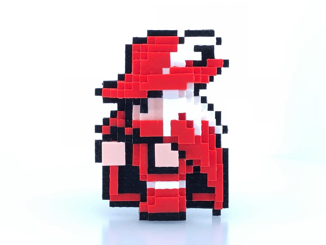 Red Mage Figure 3D Final Fantasy Inspired Bead Sprite - Etsy