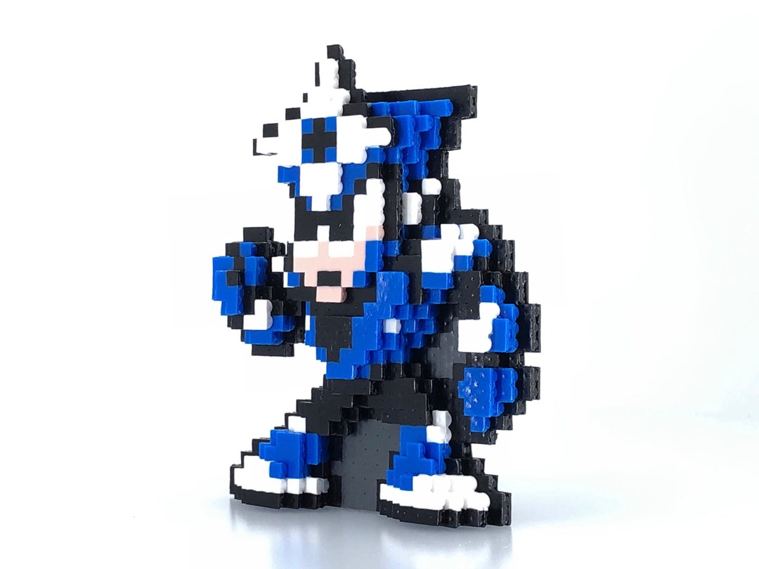 Shadowman 3D Figure - Standup - Megaman 3 Inspired - Bead Sprite ...