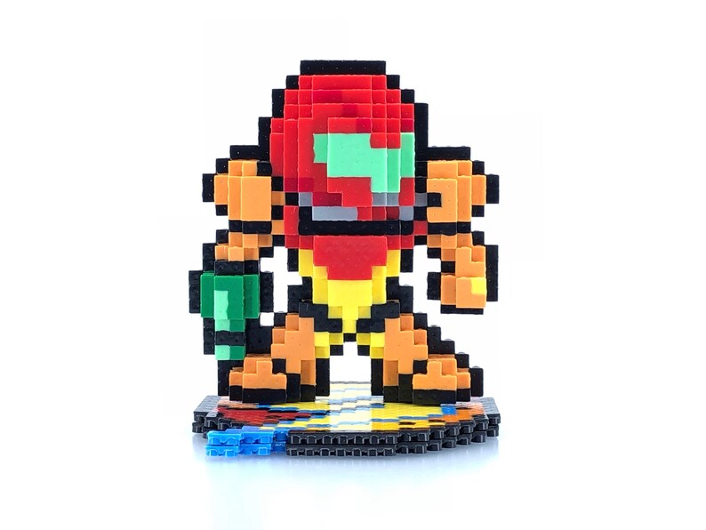 Chibi Samus 3D Figure Metroid Inspired Samus Aran Perler - Etsy