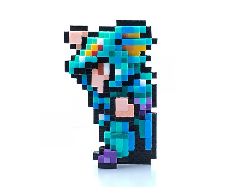 Kain Figure 3D Standup - Final Fantasy IV 4 Inspired - Pixel Art ...
