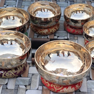 Professional Chakra Healing Singing Bowl Set-chakra Frequency Tuned ...