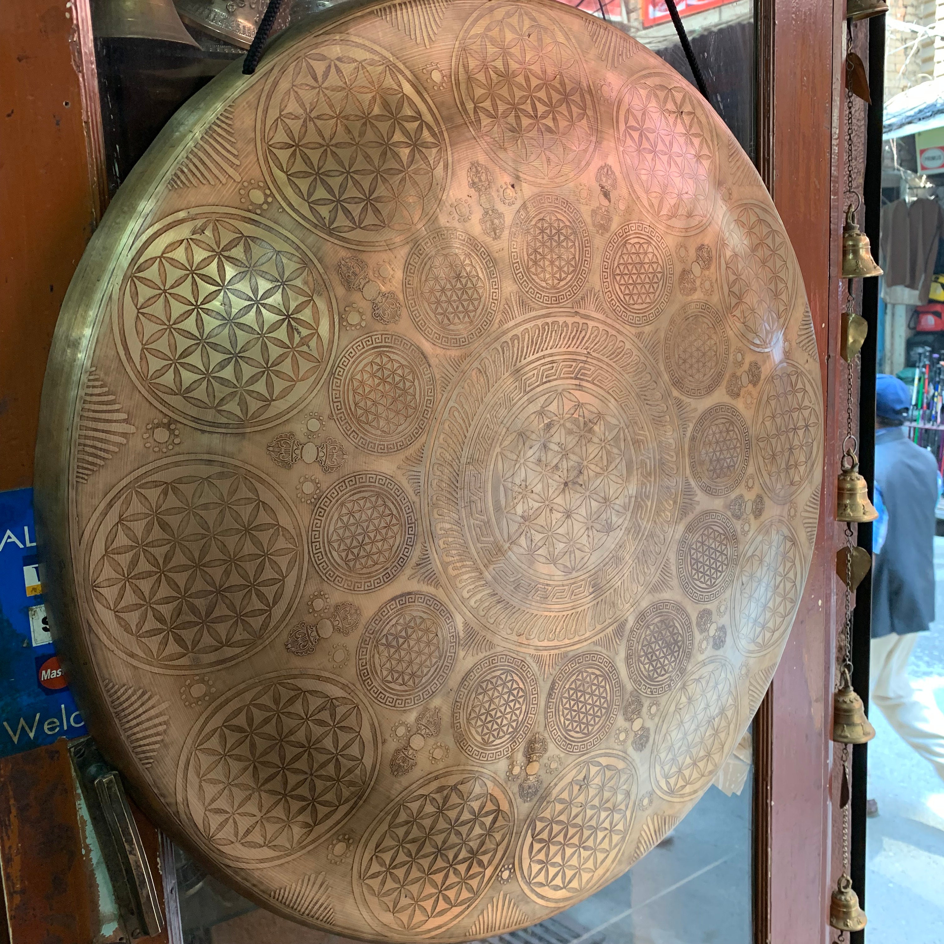 Special 70 Cm Extra Large Gong Bell, Tibetan Gong Bell Handmade in ...