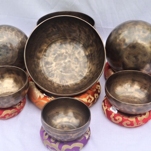 Professional Chakra Healing Singing Bowl Set-chakra Frequency - Etsy