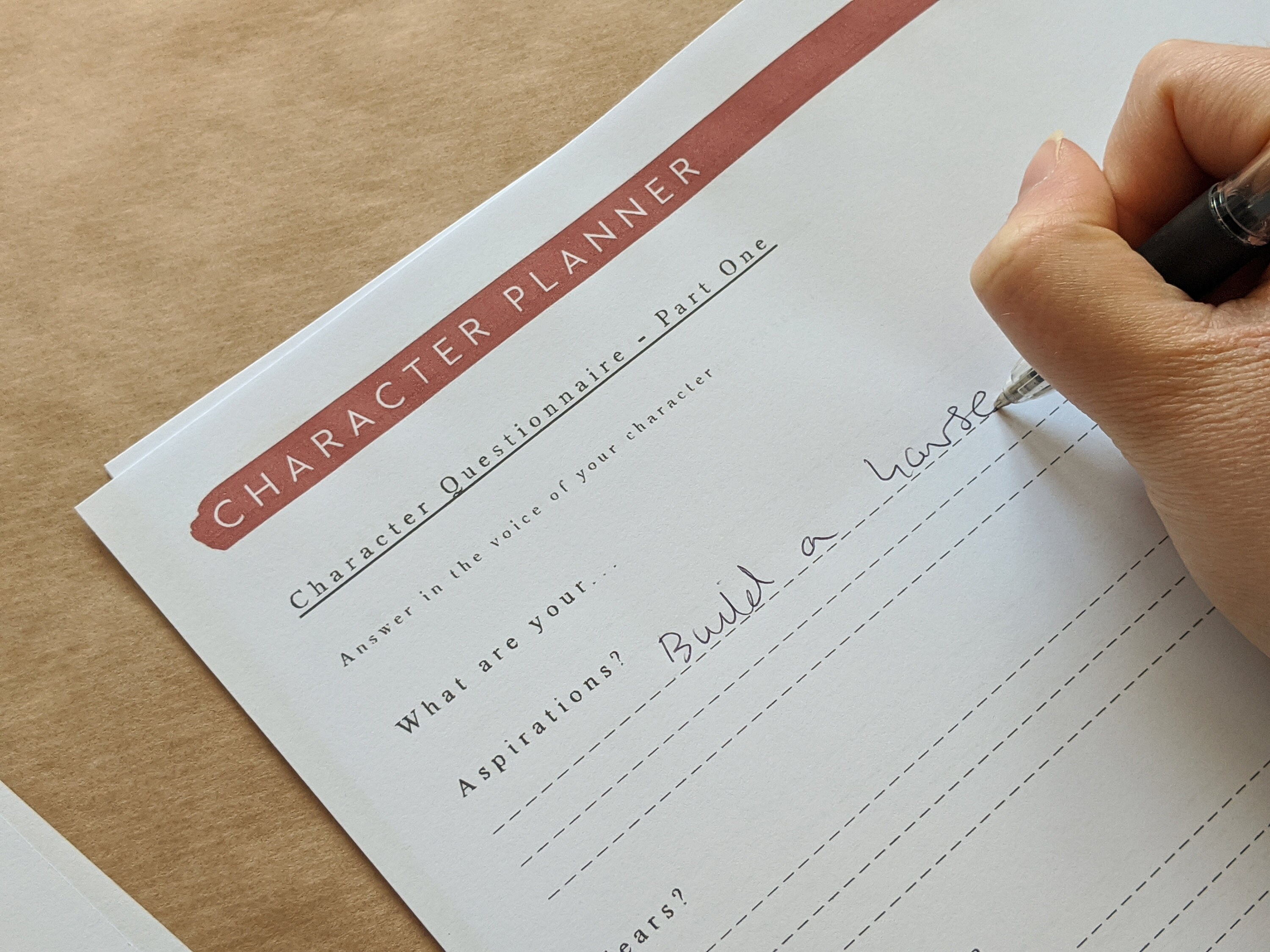 Printable 10 Page Character Planner - A4 - PDF Download - Etsy