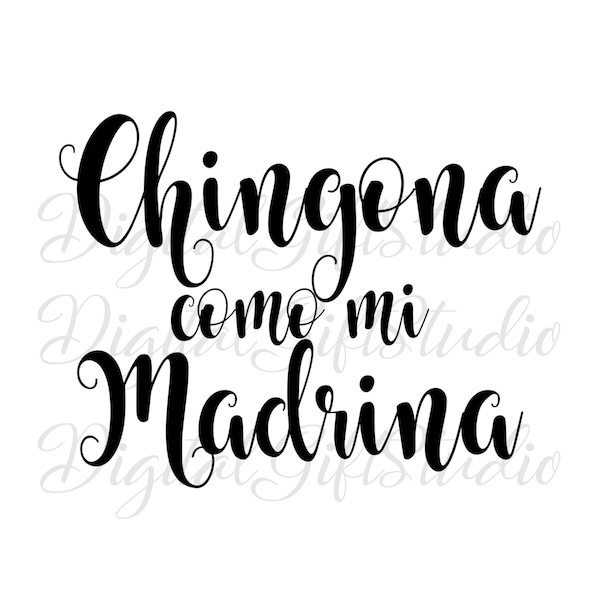 Madrina Svg - Etsy
