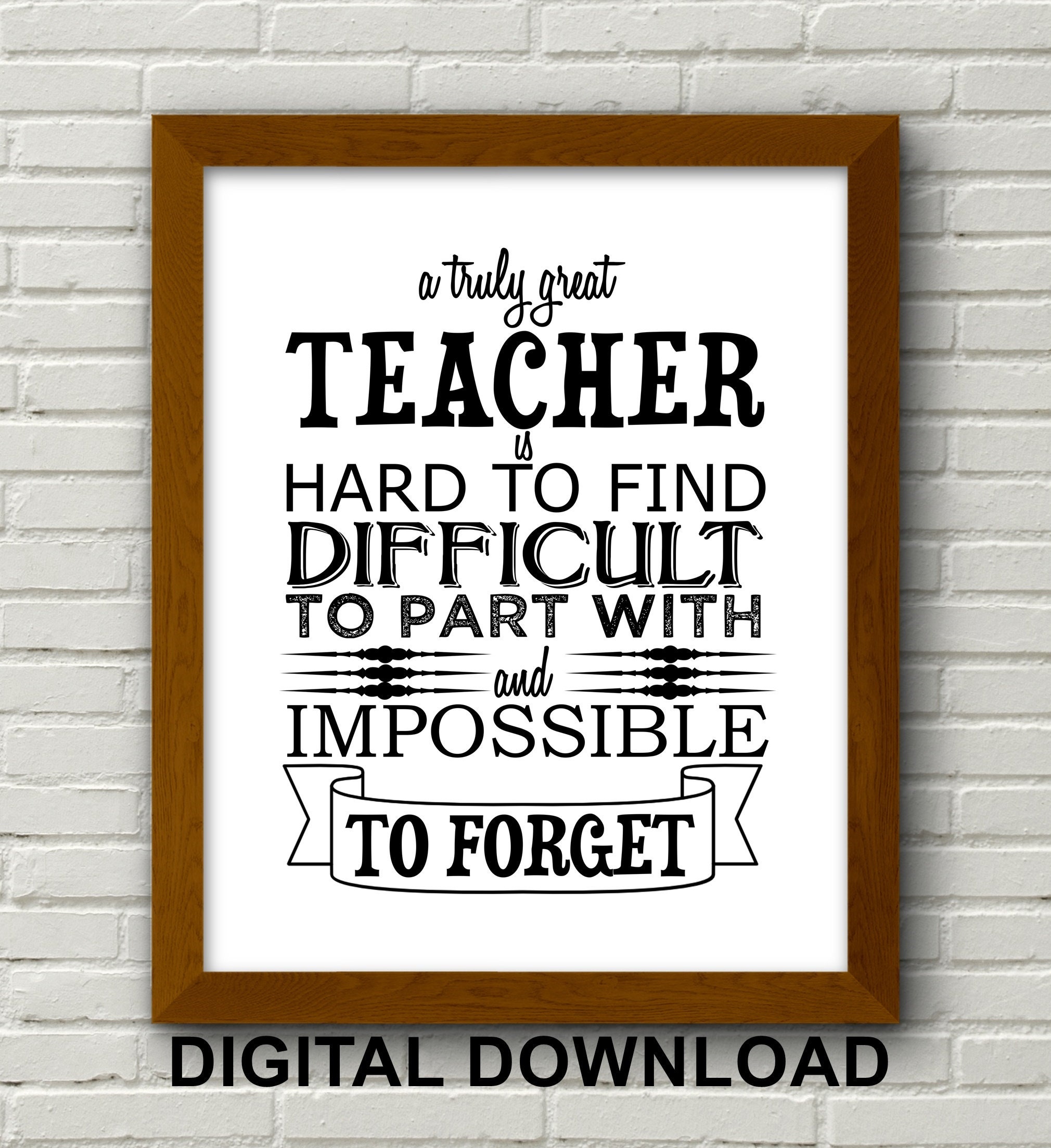 Printable Retirement TEACHER Giftteacher Goodbye Giftteacher - Etsy