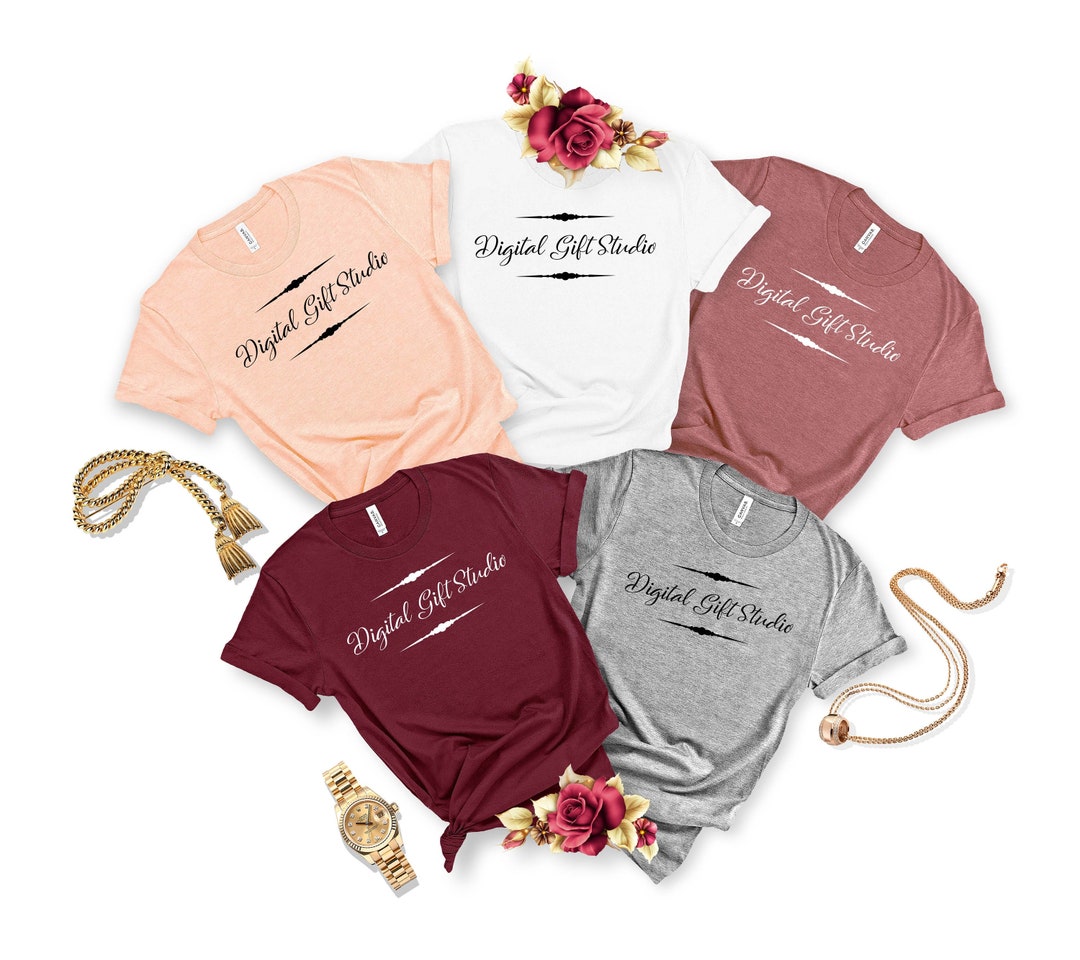 Bella Canvas 3001 Group Shirt Mockup,bachelorette Shirt Mockup,t-shirt ...