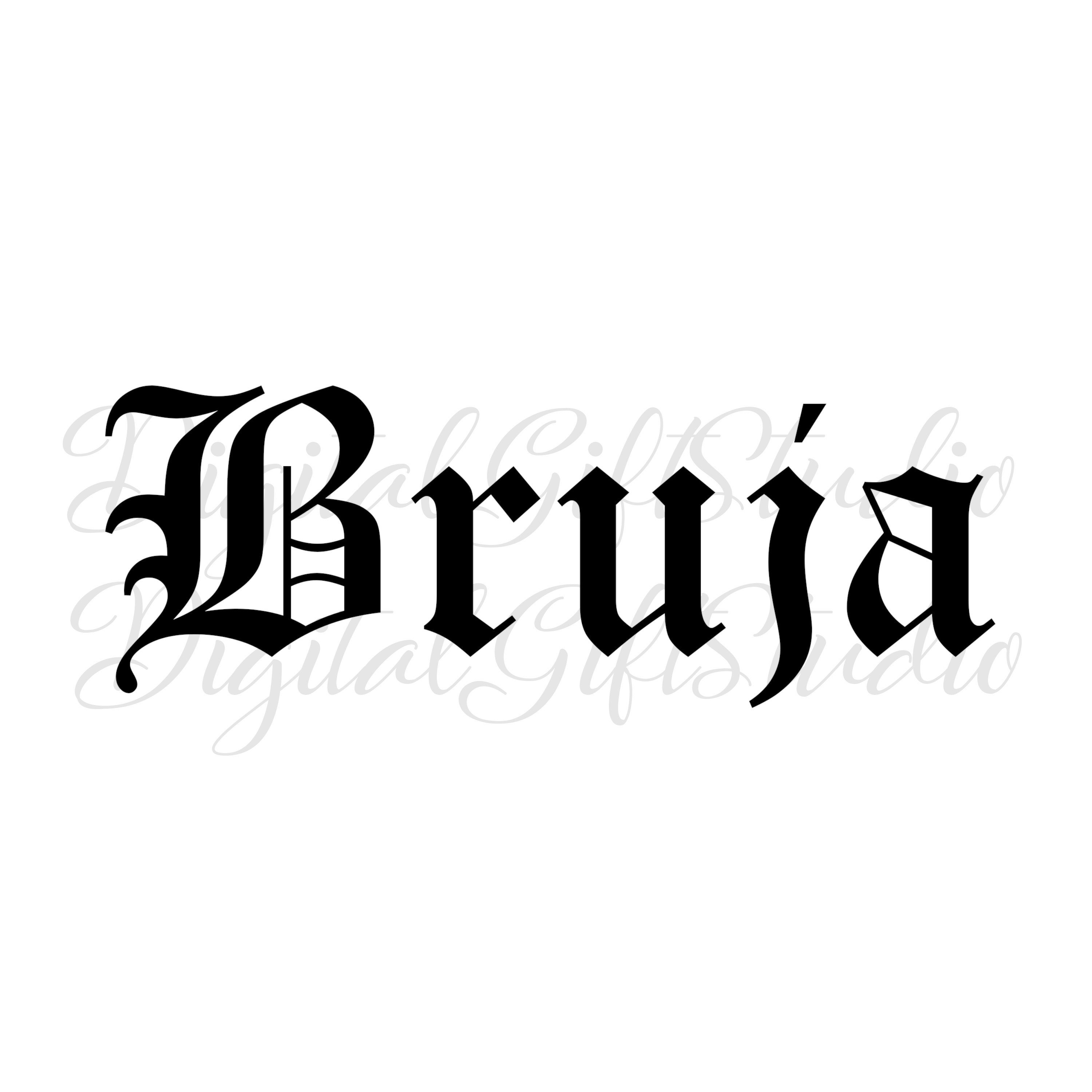Bruja Svg,latina Svg,bruja Old English,mexican Witch Svg,mexicana Svg ...