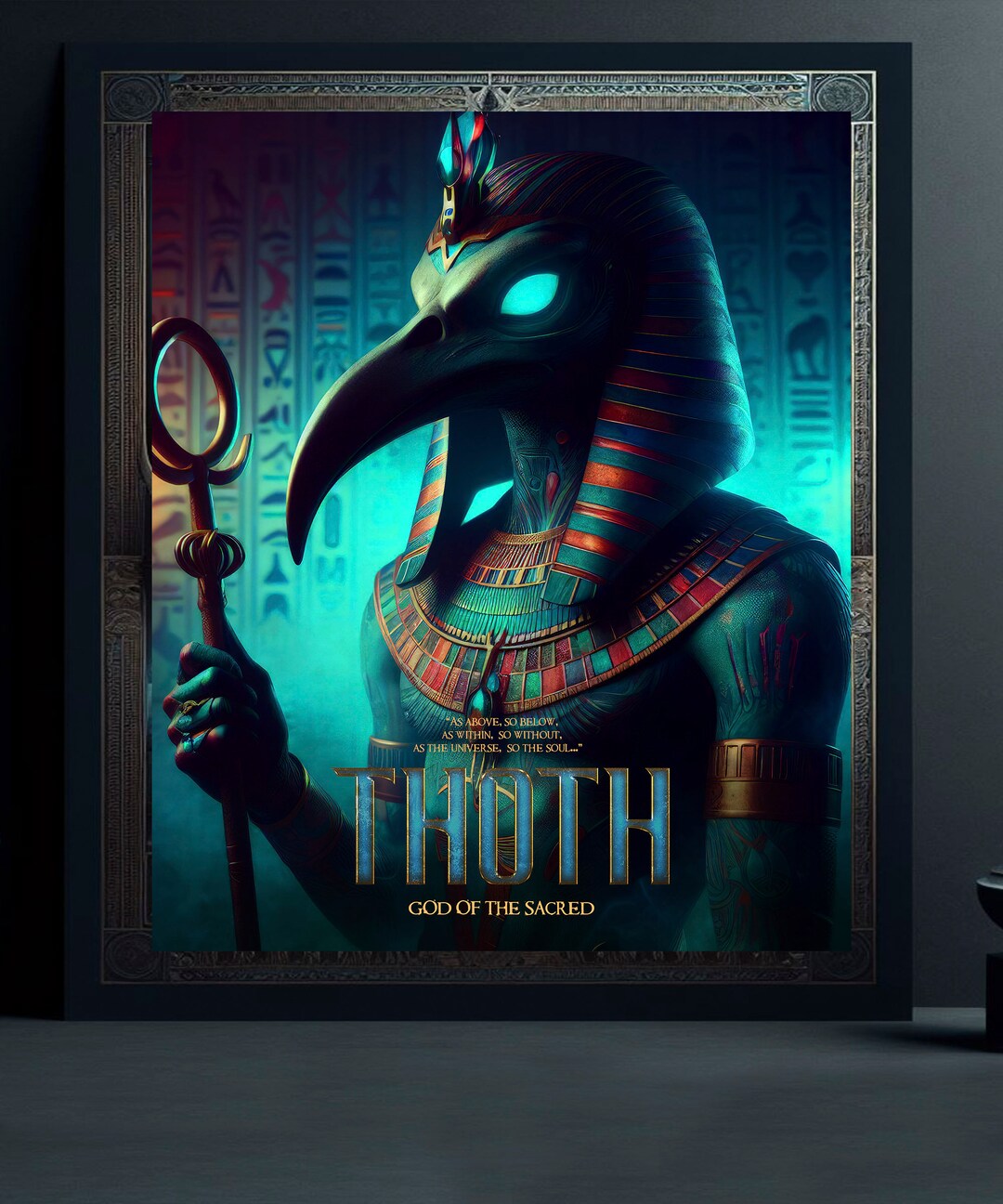 Thoth - God of the Sacred | Egyptian Mythology [digital Art, Digital ...