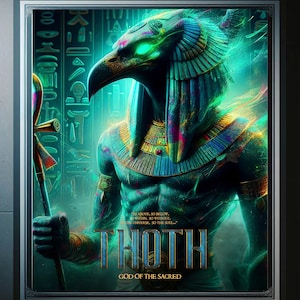 Thoth - God of the Sacred | Egyptian Mythology [digital Art, Digital ...