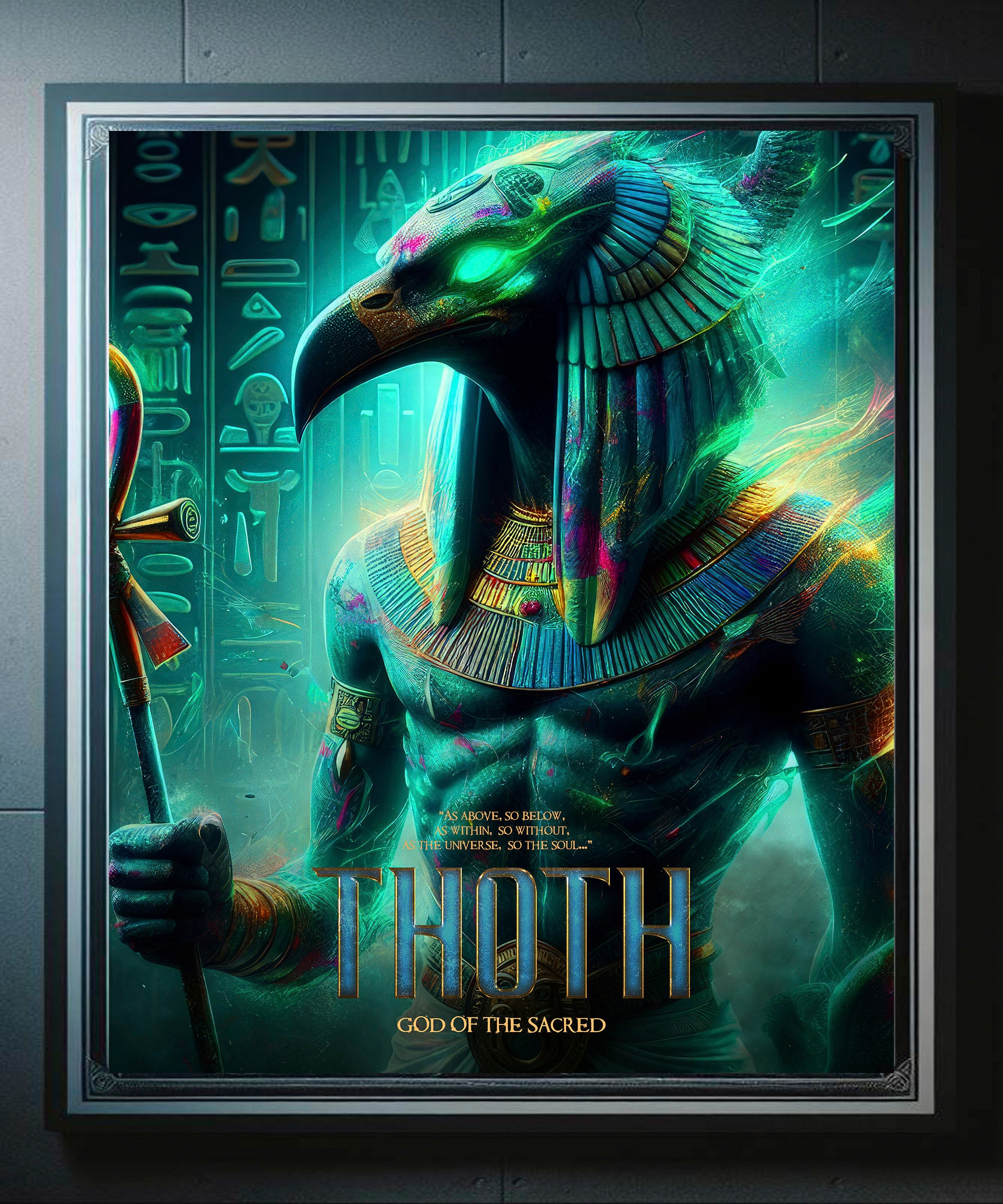 Thoth - God of the Sacred | Egyptian Mythology [digital Art, Digital ...