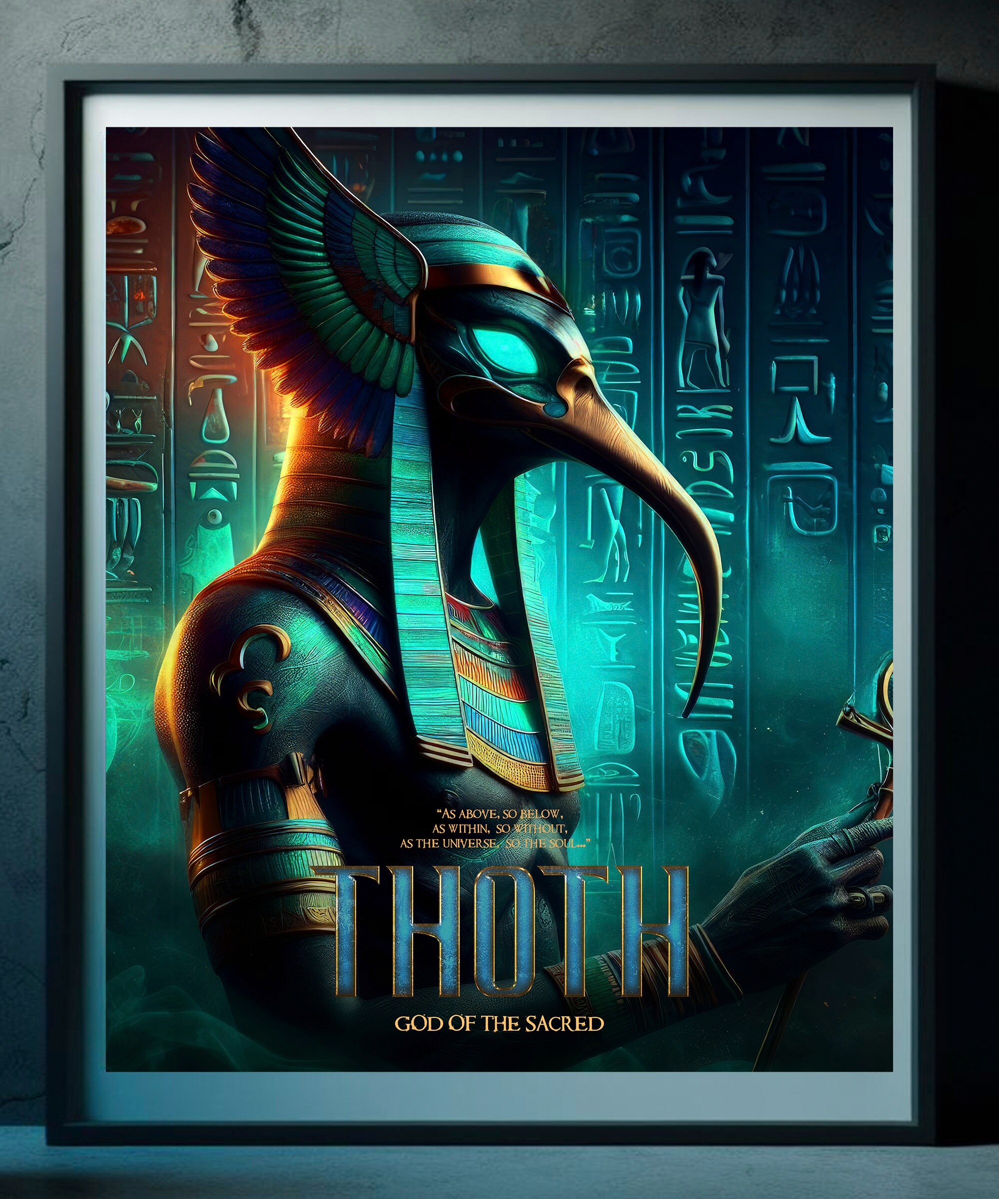 Thoth - God of the Sacred | Egyptian Mythology [digital Art, Digital ...