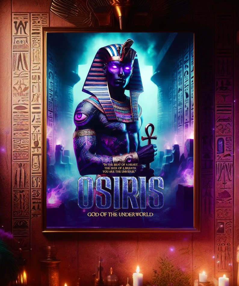 Osiris Ancient Egyptian God of the Underworld Egyptian Mythology ...