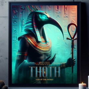 Thoth - God of the Sacred | Egyptian Mythology [digital Art, Digital ...
