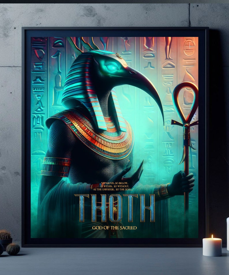 Thoth - God of the Sacred | Egyptian Mythology [digital Art, Digital ...