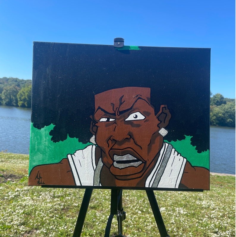 Thugnificent boondocks Acrylic Canvas Painting - Etsy