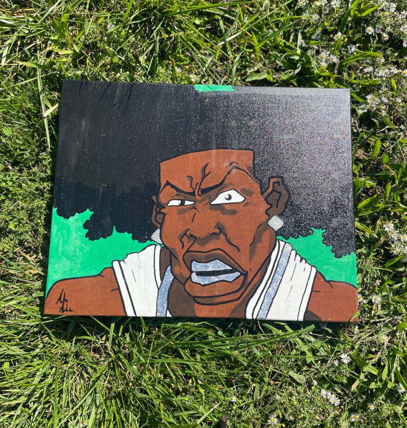 Thugnificent boondocks Acrylic Canvas Painting - Etsy