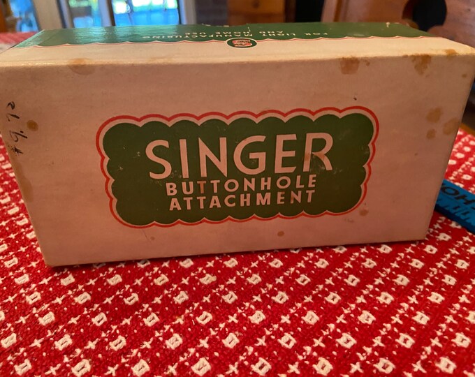 Vintage 1946 Buttonhole Attachment 121795 by Singer Sewing Machine Co ...