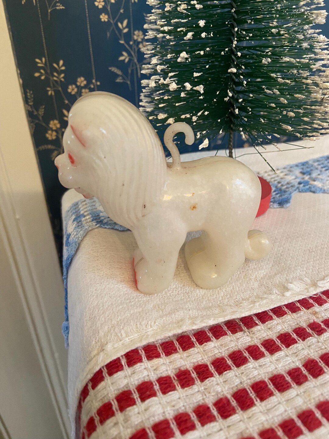 Vintage Celluloid Lion Mcm Christmas Ornament! - Etsy