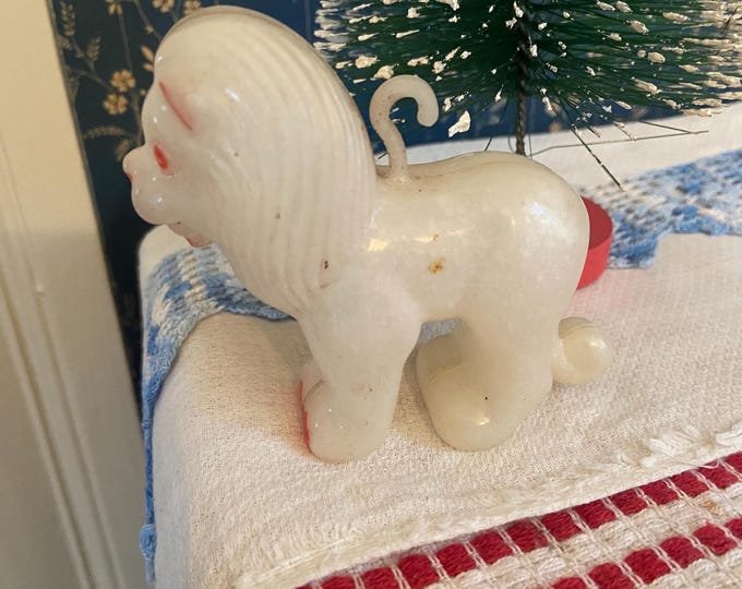 Vintage Celluloid Lion Mcm Christmas Ornament! - Etsy