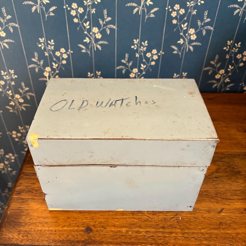 Old Recipe Metal Box - Etsy