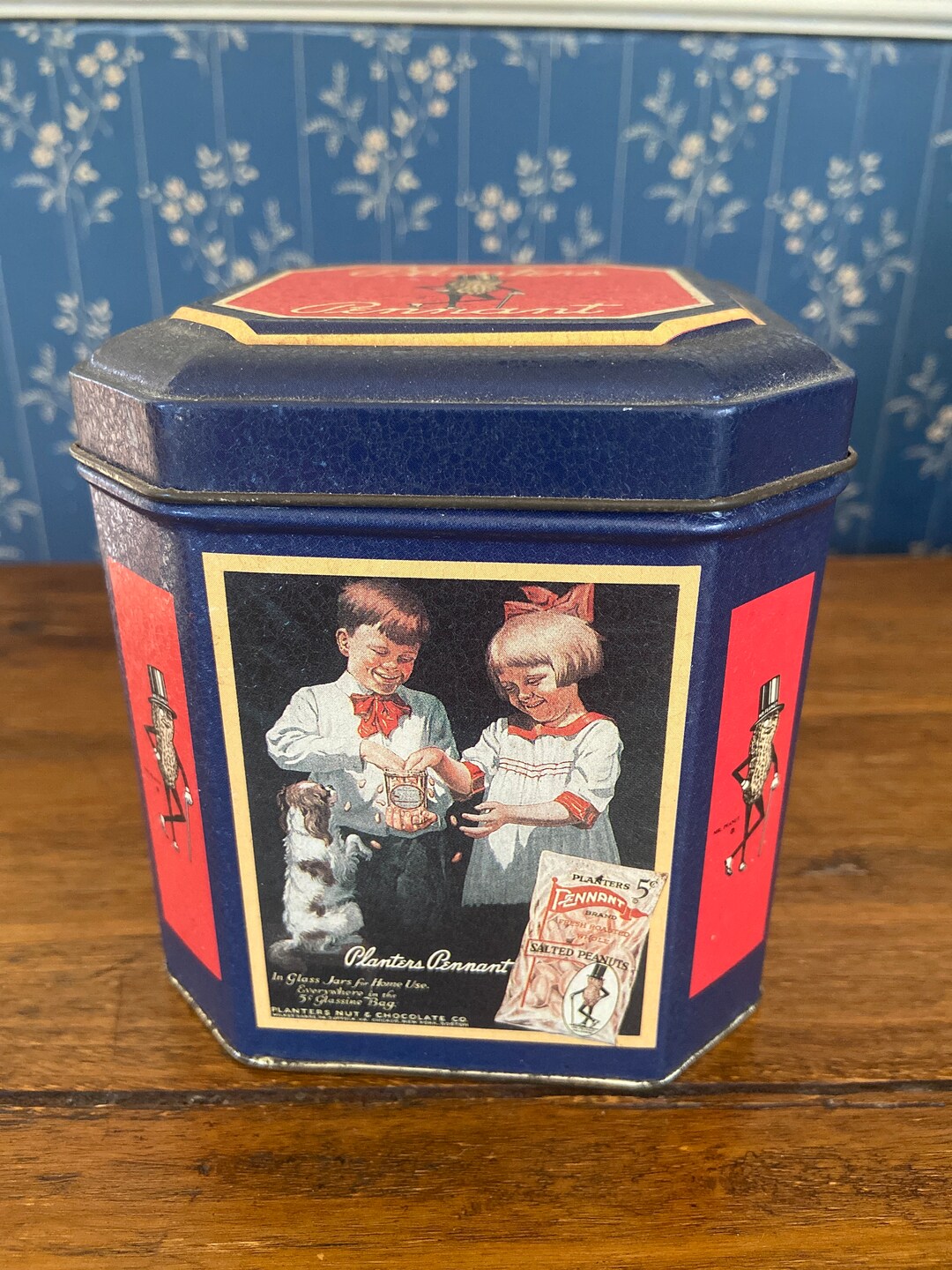 Vintage 1993 Reproduction Tin for Planters Pennant, Peanut! - Etsy