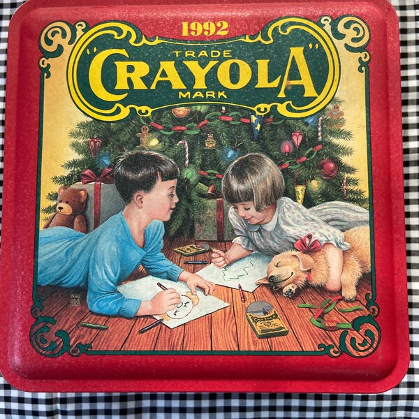 Crayola Crayon Tin - Etsy