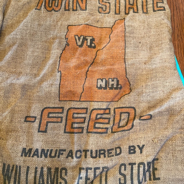Burlap Feed Sack - Etsy