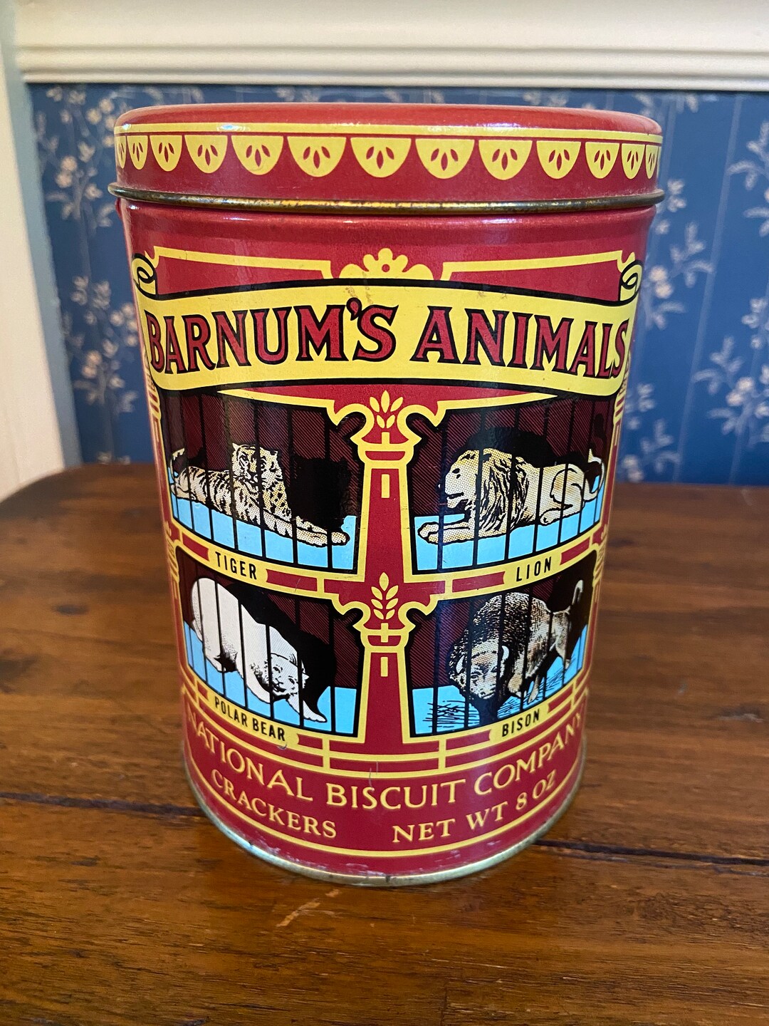 Vintage Animal Cracker Tin, Replica of 1914 Can. I Think It Might Be ...