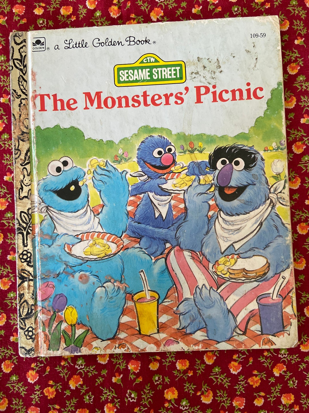 Classic Little Golden Book, 1991, the Monster’s Picnic! - Etsy