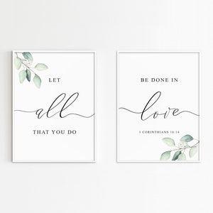 1 CORINTHIANS 16:14 Let All That You Do Be Done in Love Bible Verse ...