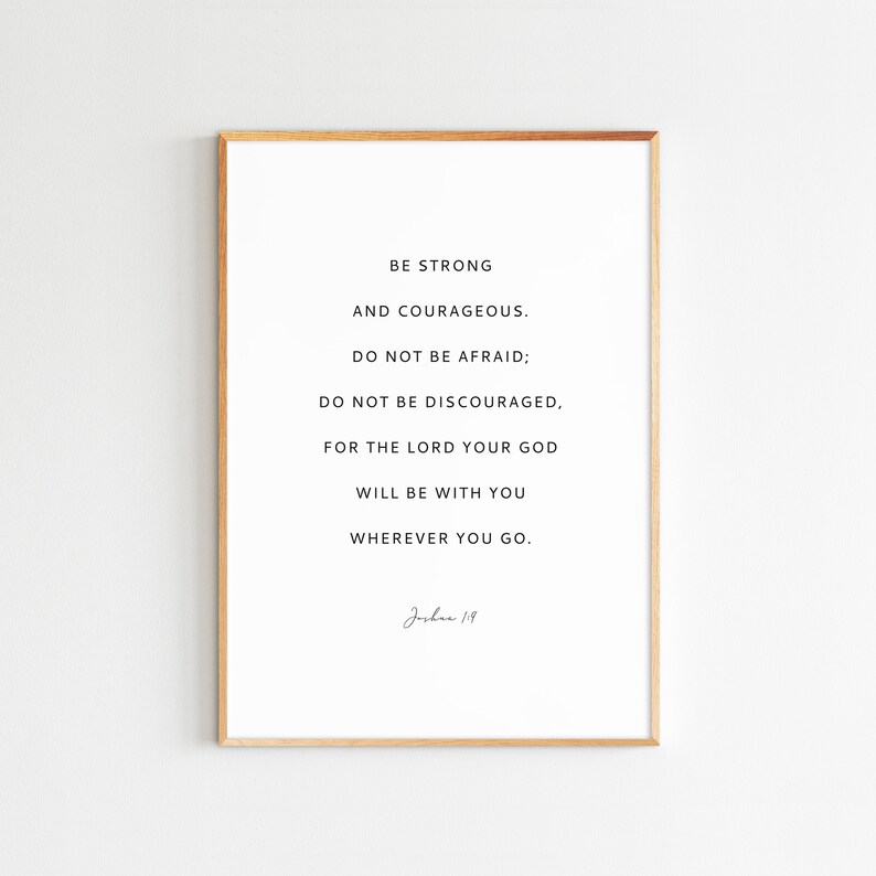 Bible Verse Wall Art Set of 6 Modern Bible Verses Wall Art | Etsy