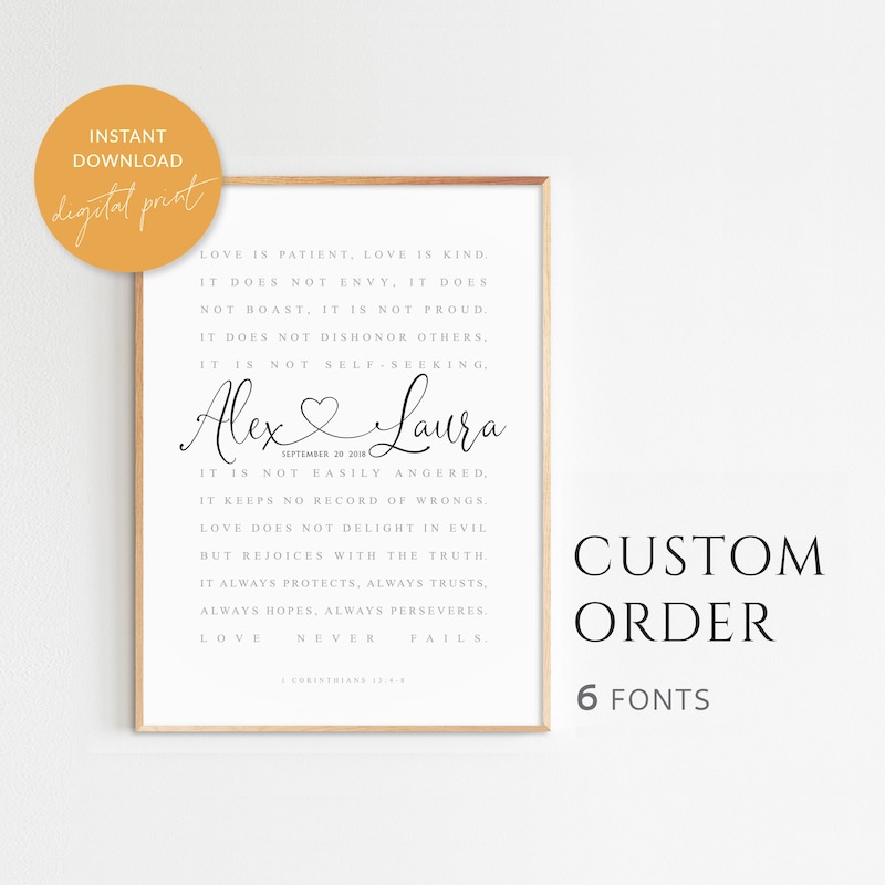 Couple Calligraphy - Etsy