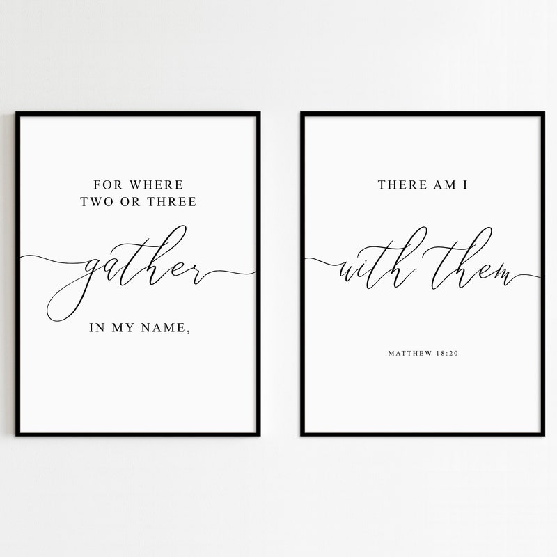 Where Two or Three - Etsy