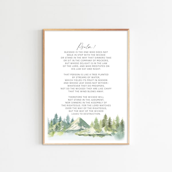 Psalm 1 - Etsy