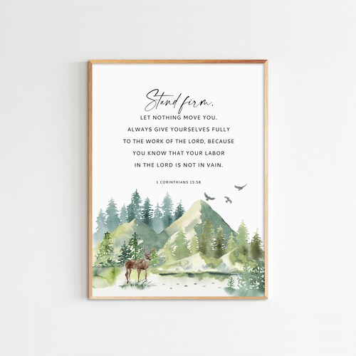 Matthew 28:20 Bible Verse Wall Art Printable Scripture - Etsy