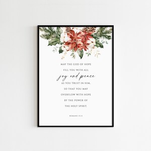 Romans 15:13 May the God of Hope Fill You With All Joy and Peace ...