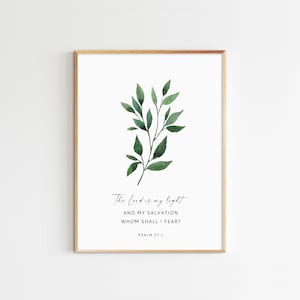 Set of 6 Psalms Bible Verse Wall Art Printable Scripture Prints ...