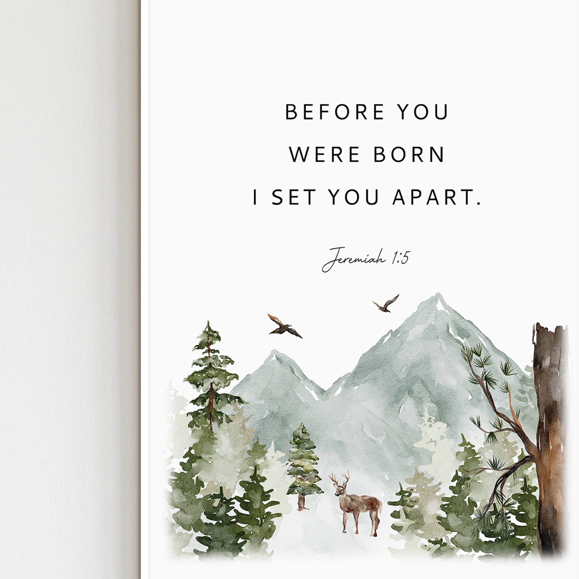 Jeremiah 1:5 Before I Formed You in the Womb Bible Verse - Etsy