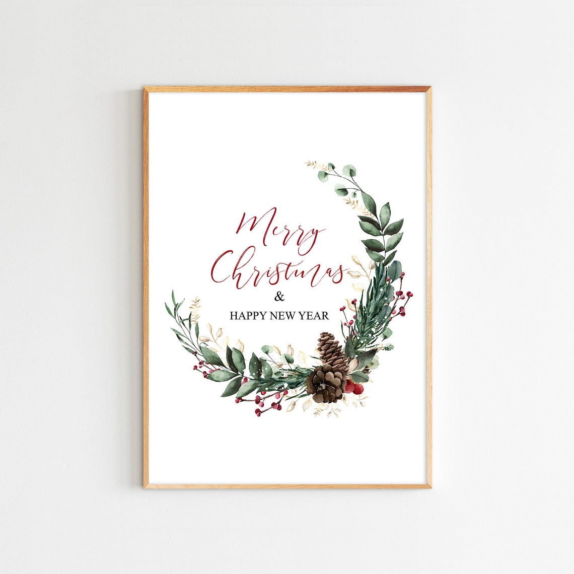 Merry Christmas Wall Art Christmas Home Decor Merry Christmas - Etsy