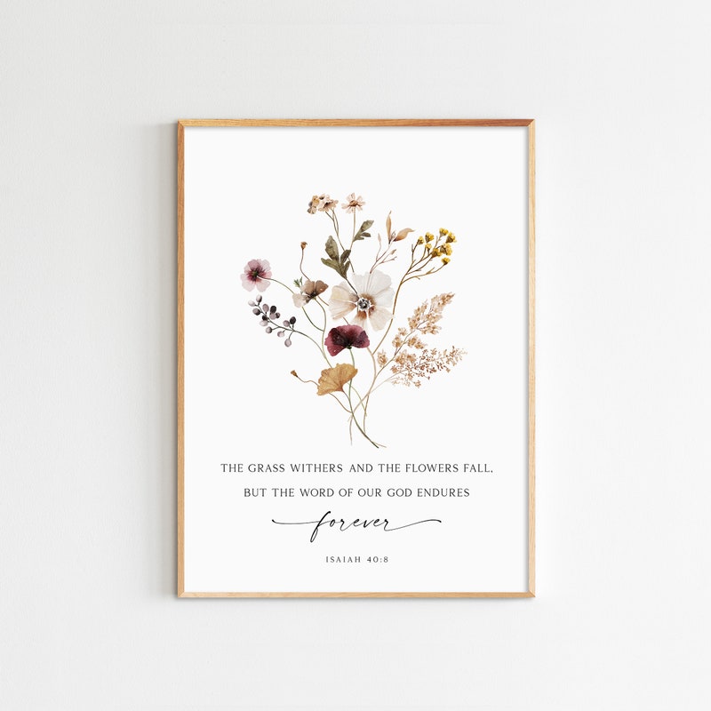 Bible Verse Flowers - Etsy