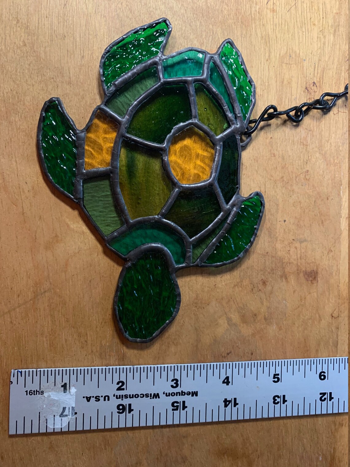 Stained Glass Sea Turtle Glass Suncatcher | Etsy
