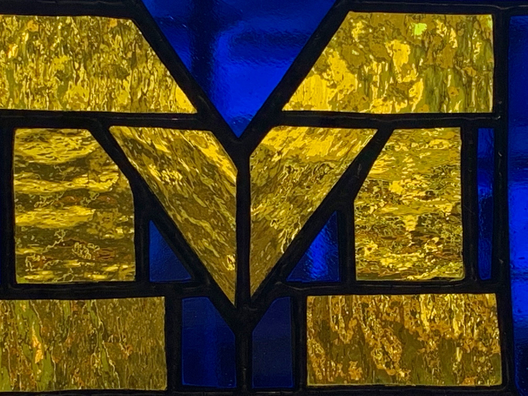 University of Michigan Stained Glass Suncatcher U of M - Etsy