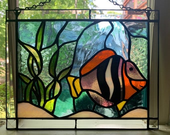 Stained Glass Tropical Fish - Etsy
