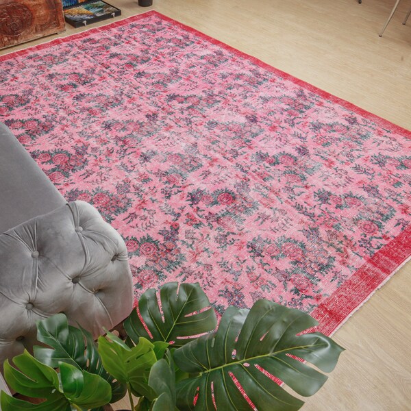 Pink Vintage Rugs - Etsy