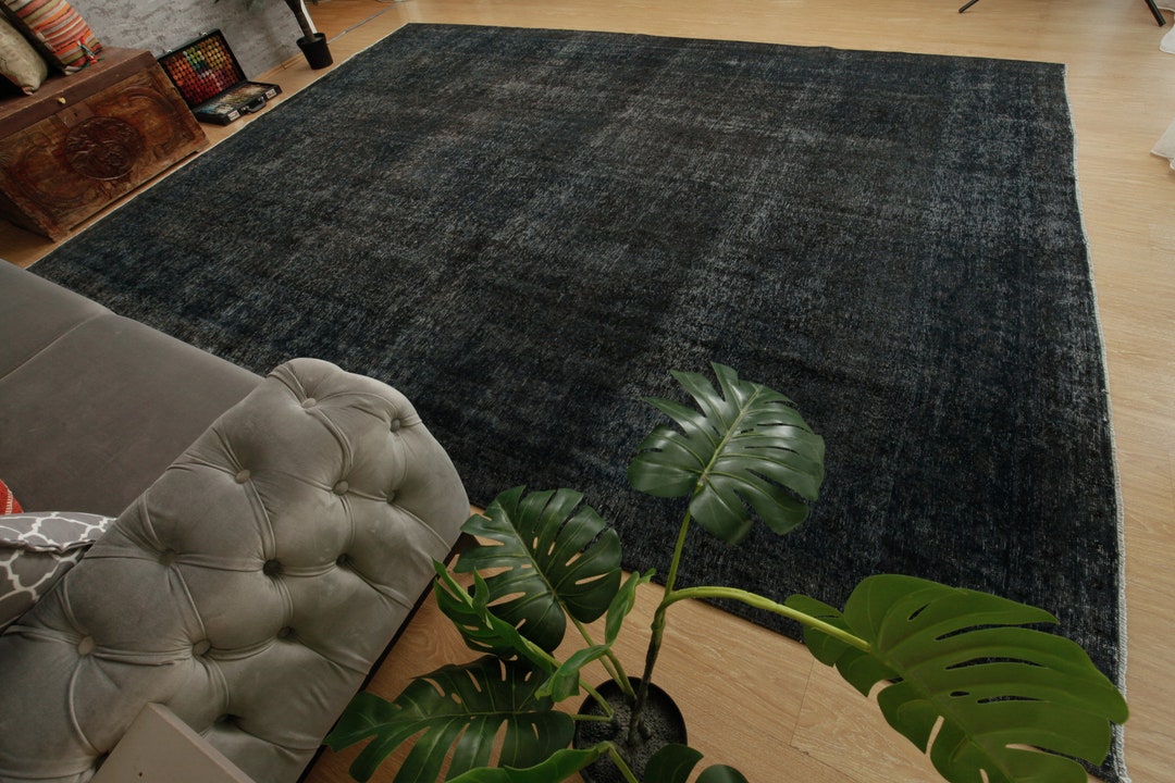 10x13 Rug for Living Room, Faded Dining Room Rug, 9'7 X 12'10 Woven Rug ...